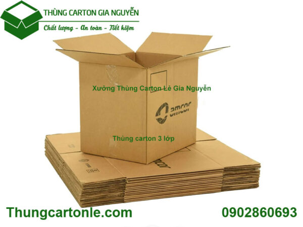 Thùng carton 3 lớp là gì? Thùng carton giá tốt 0902860693